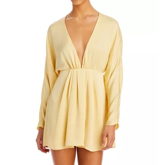 Ramy Brook | Dresses | Nwt Ramy Brook Tanya Deep V Neck Mini Dress ...